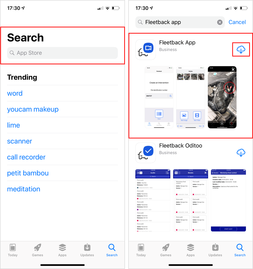 Fleetback User Guide