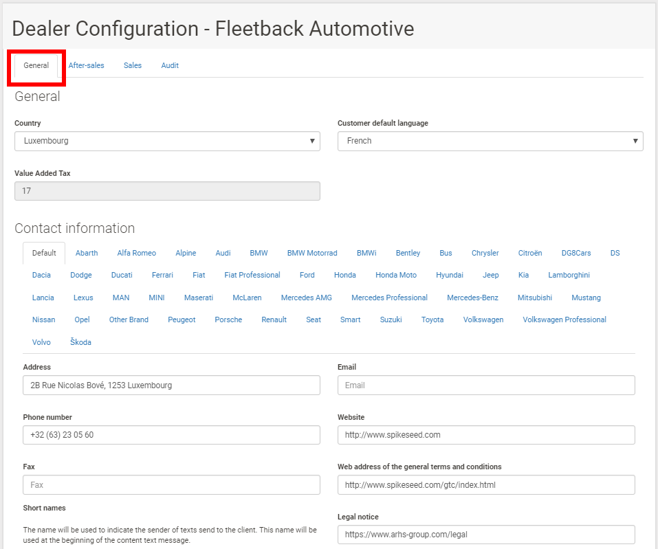 Fleetback User Guide